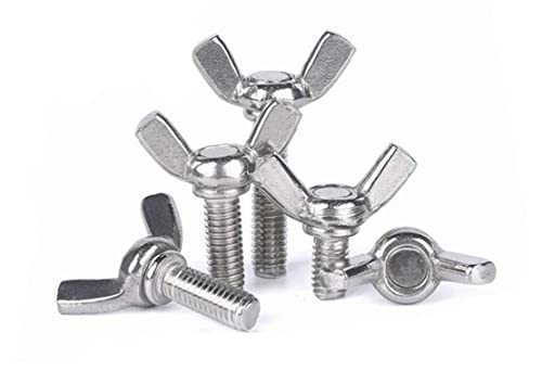 Anawakia 10 tornillos de mariposa de acero inoxidable 304 M4M5M6M8M10 – Los tornillos