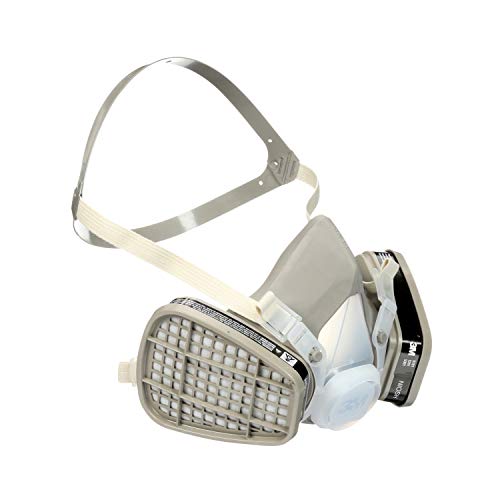 3M Half Facepiece Disposable Respirator Assembly 5201, Organic Vapor R ...