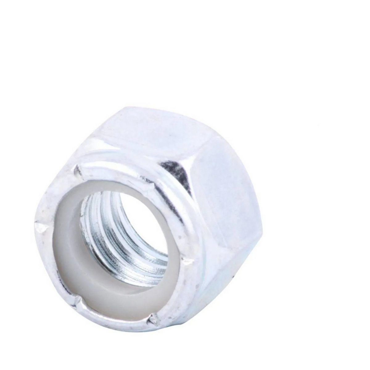 TUERCA CON INSERTO DE NYLON GALVANIZADO NC & NF 1/2-20 – Los tornillos